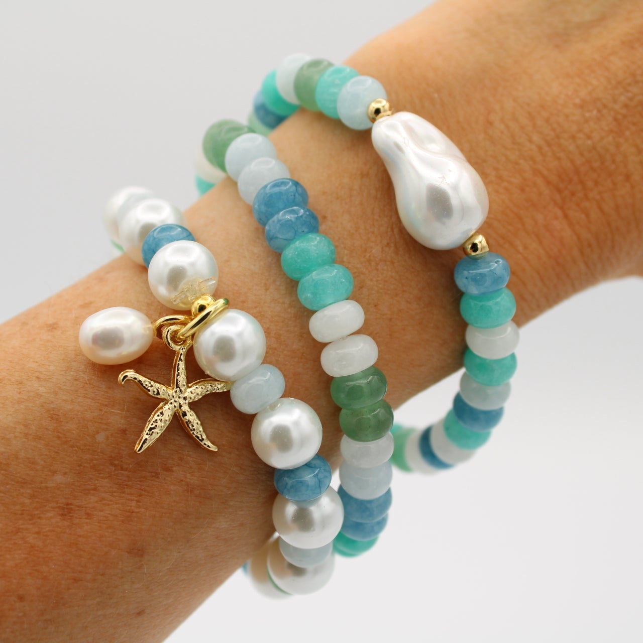 Pearl Island Bracelet – Traci's Beads